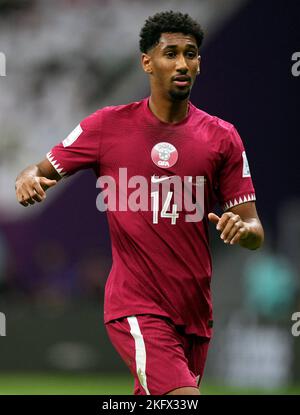 Ahmed Homam of Qatar during the Qatar 2022 World Cup match, group A ...