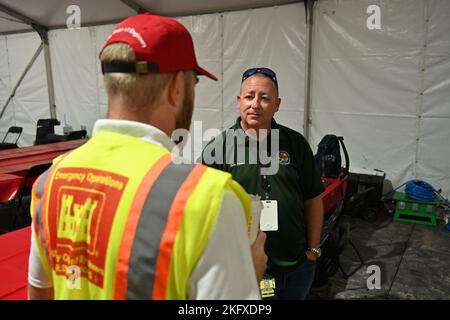 USACE Local Government Liaison Paul Fleming coordinates an ...