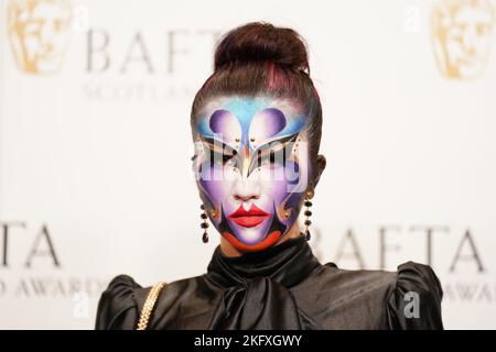 Yong- ching Breslin arrives at the BAFTA Scotland awards at the ...