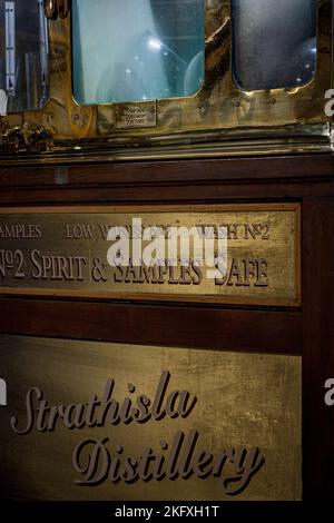 Strathisla Distillery, Spirit Safe in Keith, Banffshire, Highlands ...