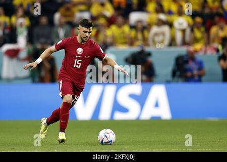 AL KHOR - Bassam Al-Rawi of Qatar during the FIFA World Cup Qatar 2022 ...