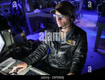 NORTH PACIFIC OCEAN (Oct. 13 2022) Lt. Connor Keating, from Fairfax ...