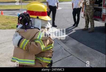 Sparky the fire dog, the official mascot of the National Fire ...