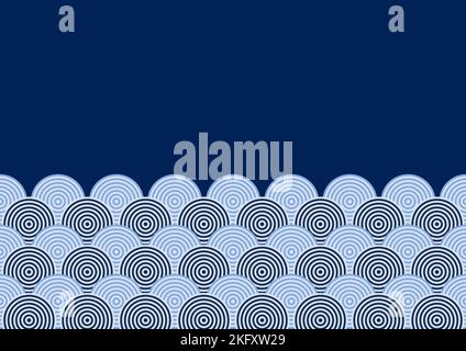 Seamless navy blue and white abstract grungy seamless surface pattern ...