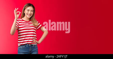 Good job mate. Proud happy female coworker approve your effort show ...