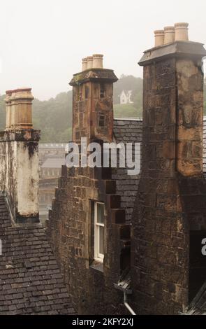 roofs, window and chimneys Stock Photo - Alamy