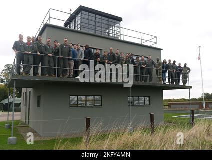 Pilots and boom operators from the 351st Air Refueling Squadron show ...