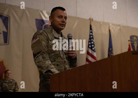 The 387th Military Police company conducted a color casing ceremony at ...