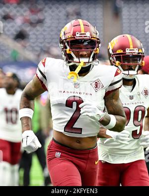 Washington Commanders wide receiver Dyami Brown (2) after his catch for ...