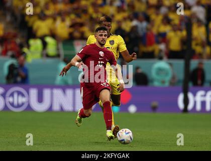 AL KHOR - Bassam Al-Rawi of Qatar during the FIFA World Cup Qatar 2022 ...