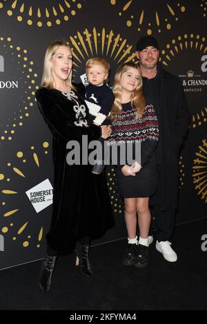 Katherine Ryan, Violet and Bobby Kootstra attending the BAFTA TV Awards ...