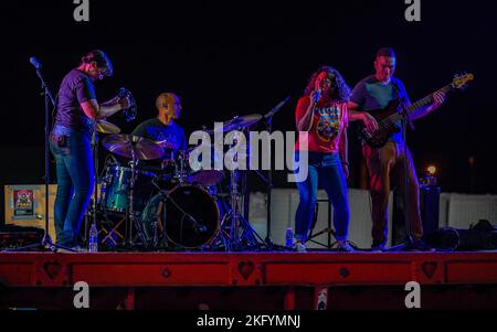 The AFCENT Band plays a set at Prince Sultan Air Base, Kingdom of Saudi ...