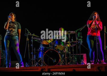 The AFCENT Band plays a set at Prince Sultan Air Base, Kingdom of Saudi ...