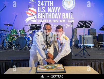 221015-HG389-0055 SINGAPORE (Oct. 15, 2022) Rear Adm. Mark Melson ...