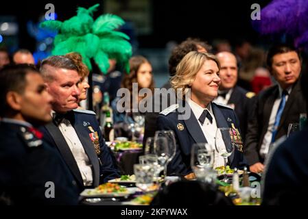 Gen. Duke Richardson, Air Force Materiel Command commander, speaking ...