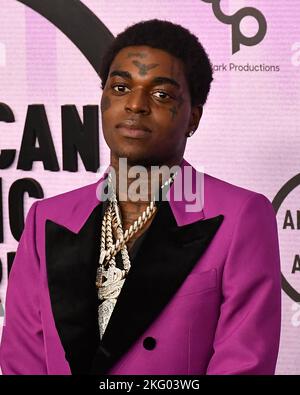 Kodak Black attends the 2022 American Music Awards at Microsoft Theater ...
