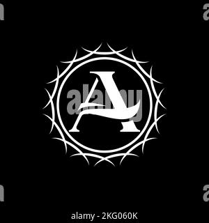 Geometric Circular abstract motif, icon, symbol. Radial, radiating ...