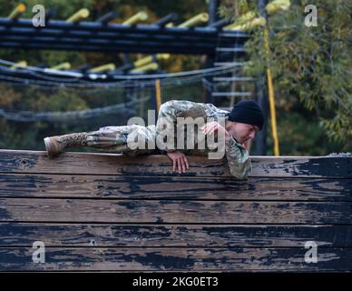During the Sabalauski Air Assault School Obstacle Course challenge, Spc ...