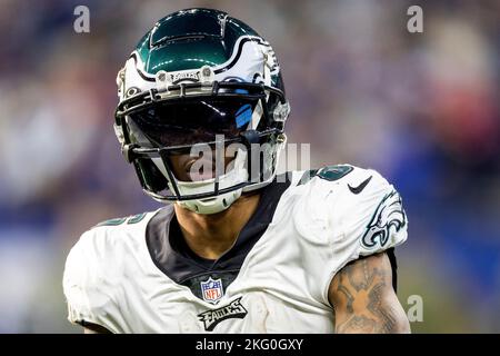 Philadelphia Eagles' DeVonta Smith during an NFL football game, Monday ...