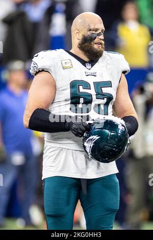 Philadelphia Eagles offensive lineman Lane Johnson (65) during an NFL ...