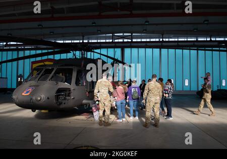 Soldiers' spouses from 12th Combat Aviation Brigade visit their ...