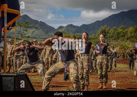 The 25th Infantry Division Hui Ha’a team performed their respectful ...