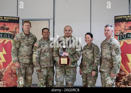 Command Sgt. Maj. Robert Haynie, 25th Infantry Division senior enlisted ...