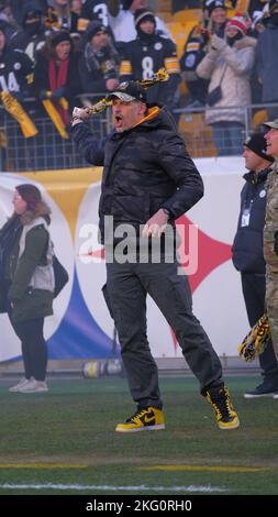 Pittsburgh, PA, USA. 20th Nov, 2022. Bengals helmet during the Steelers ...