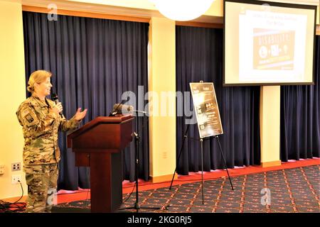 Chaplain (Lt. Col.) Amy Noble with the Fort McCoy Garrison Religious ...