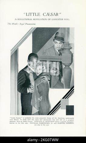 Little Caesar is a 1931 Pre-Code crime film that tells the story of a ...