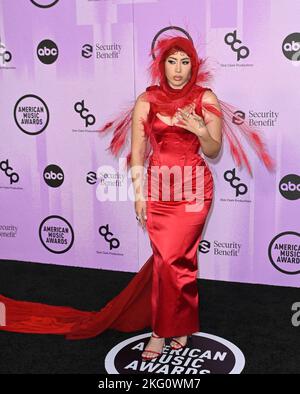 Kali Uchis at the 2022 American Music Awards held at the Microsoft ...