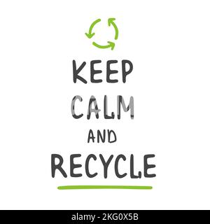 Reduce, reuse, recycle banner for ecology and environmental protection ...