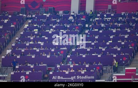 DOHA, 20-11-2022 Al-Bayt Stadium World Cup 2022 in Qatar between Qatar ...