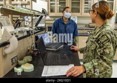 Students fabricate dental appliances during classes at the Medical ...