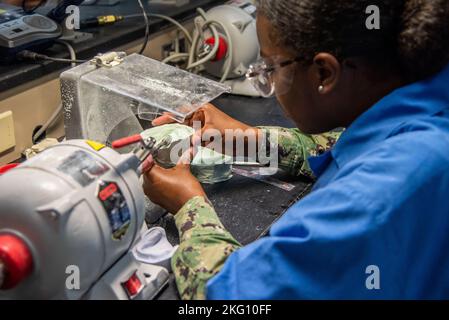 Students fabricate dental appliances during classes at the Medical ...