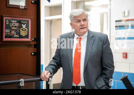 The 8th Master Chief Petty Officer of the Navy, John Hagan, visits ...