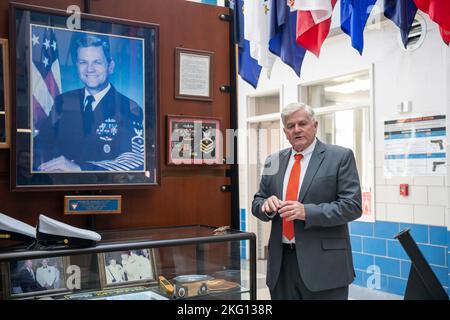 The 8th Master Chief Petty Officer of the Navy, John Hagan, visits ...