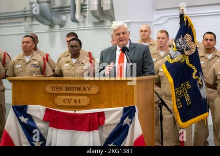 The 8th Master Chief Petty Officer of the Navy, John Hagan, visits ...