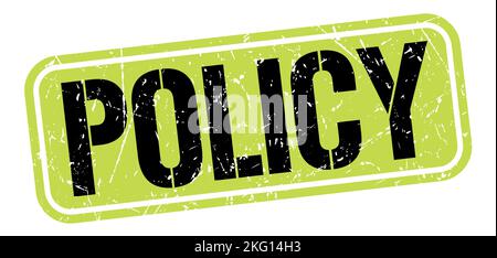 POLICY text written on green-black grungy stamp sign Stock Photo - Alamy