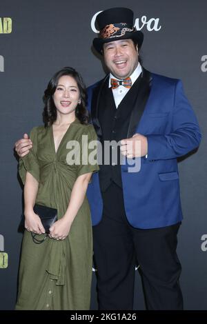 LOS ANGELES - NOV 20: Abin Shim, Cooper Andrews at The Walking Dead ...