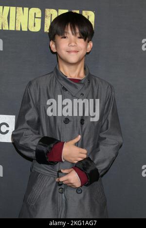LOS ANGELES - NOV 20: Kien Michael Spiller at The Walking Dead Finale ...