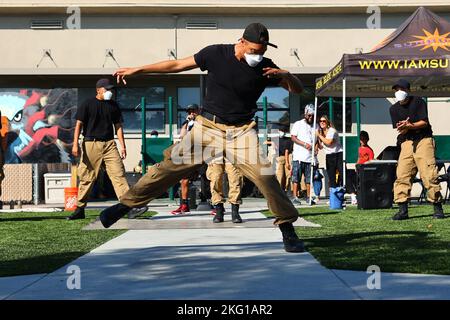 Sunburst Youth Challenge Academy Class 30 Cadet Marcelino Garcia, right ...