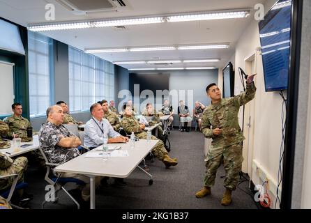 Military and civilian students attend the CFE-DM Humanitarian ...