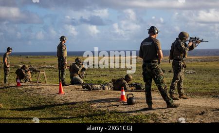 A Dutch Marine with Marine Squadron Carib, Netherlands Marine Corps ...