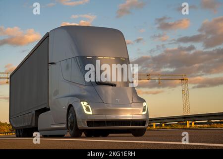 Tesla Semi . Electric truck that will soon go into series production ...
