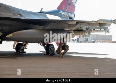 Airmen from the 77th Fighter Generation Squadron completed an ...