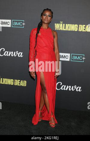 LOS ANGELES - NOV 20: Medina Senghore at The Walking Dead Finale at ...