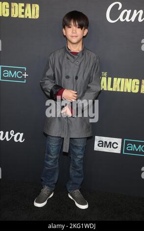 LOS ANGELES - NOV 20: Kien Michael Spiller at The Walking Dead Finale ...