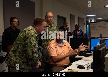Vice Adm. Rick Cheeseman, Chief of Naval Personnel, briefs Sasebo-area ...