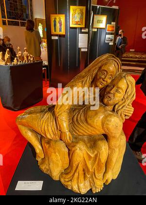 Opening of an exhibition of catholic art in St. Therese chapel ...